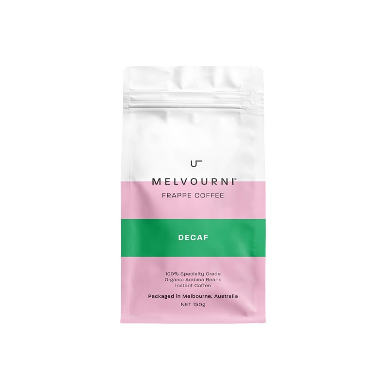 Melvourni Organic Decaf Frappe Coffee 150gm | Melvourni