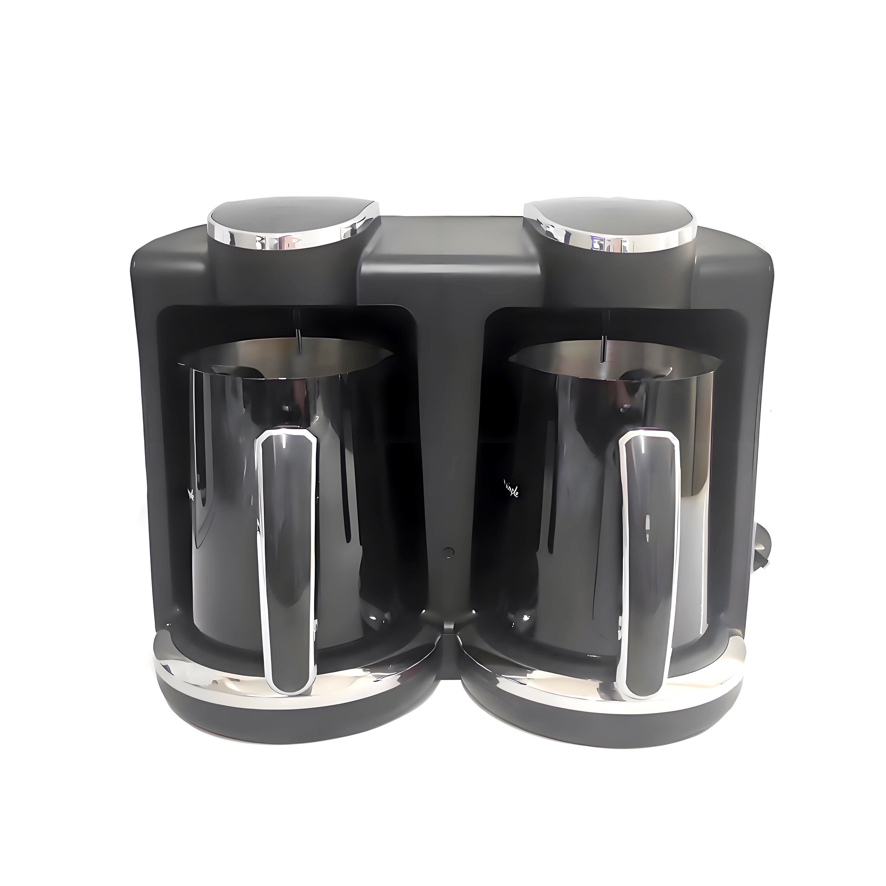 Greek coffee machine Kafe144®️ Double Stainless Steel brewing cups ...